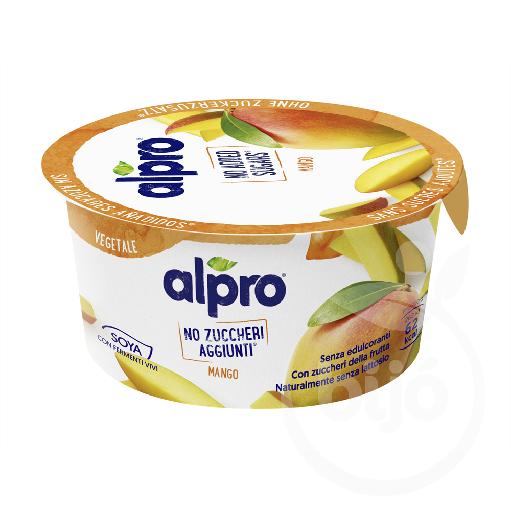 Alpro szójagurt mangós hozzáadott cukrot nem tartalmaz 135 g - Webáruház - bijo.hu