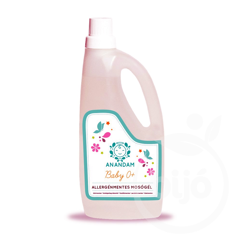 Anandam baby&sensitive mosógél - illatmentes 1000 ml - Webáruház - bijo.hu