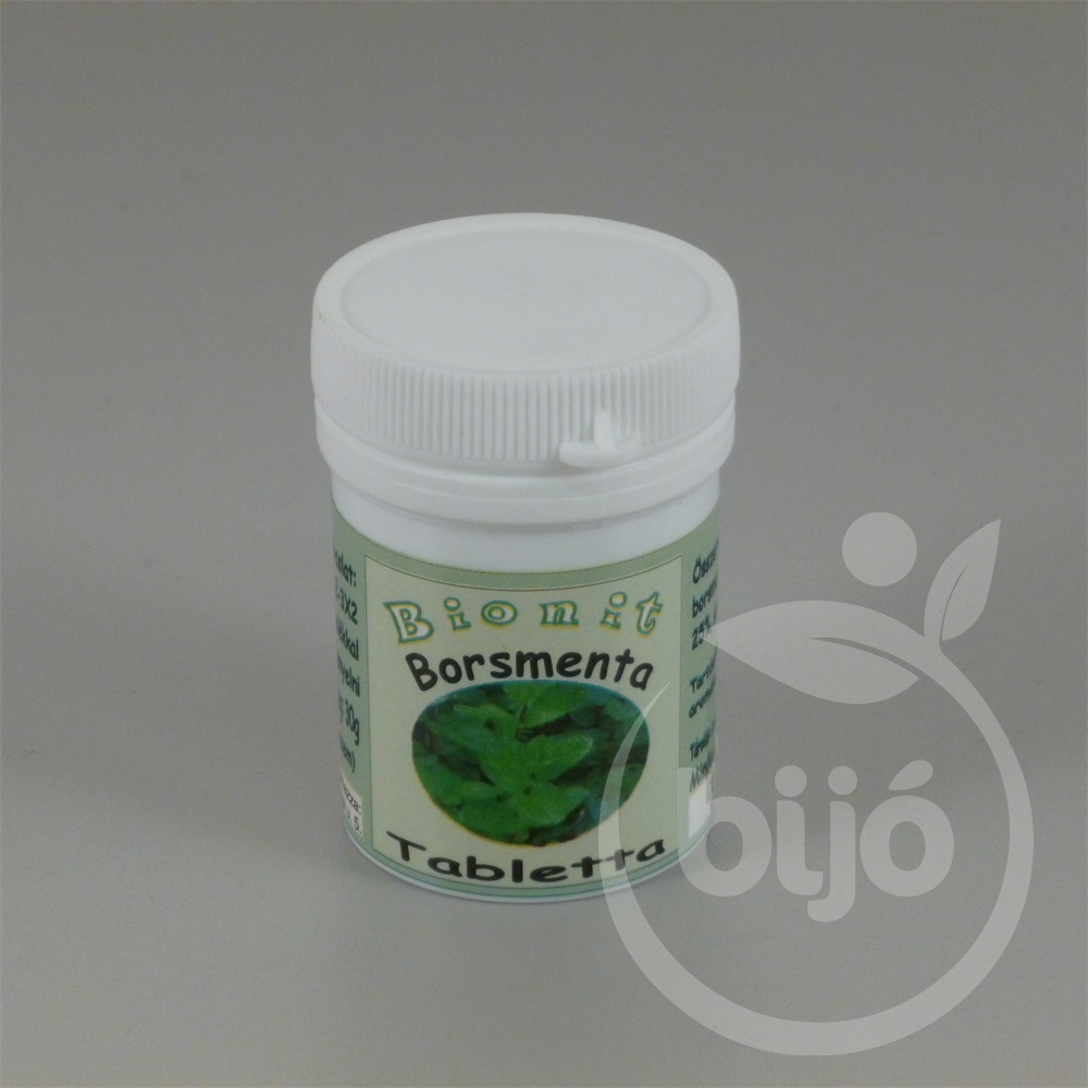 Bionit borsmenta tabletta 90 db - Webáruház - bijo.hu
