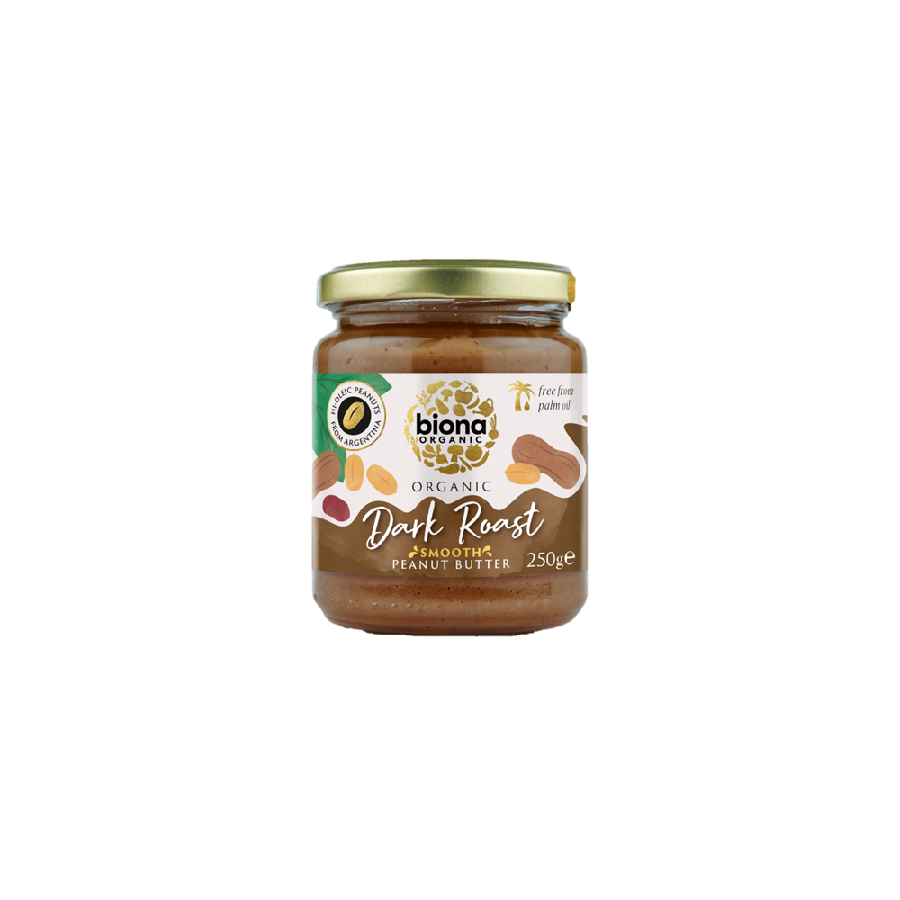 Biona bio mogyoróvaj sötét pörkölésű krémes, tengeri sóval 250 g ...