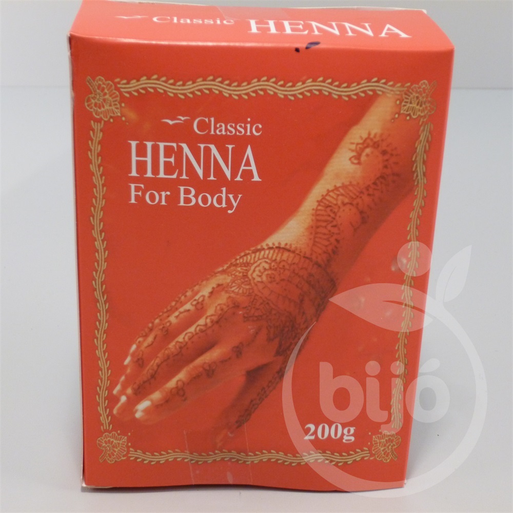 Classic Henna por 100% 200 g - Webáruház - bijo.hu