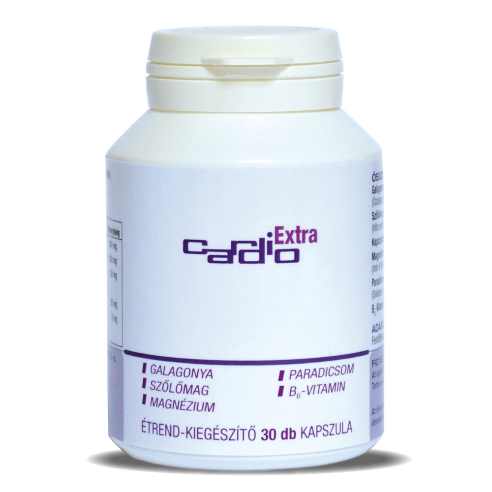 Cardio extra galagonya, szőlőmag, magnézium, paradicsom, b6-vitamin ...
