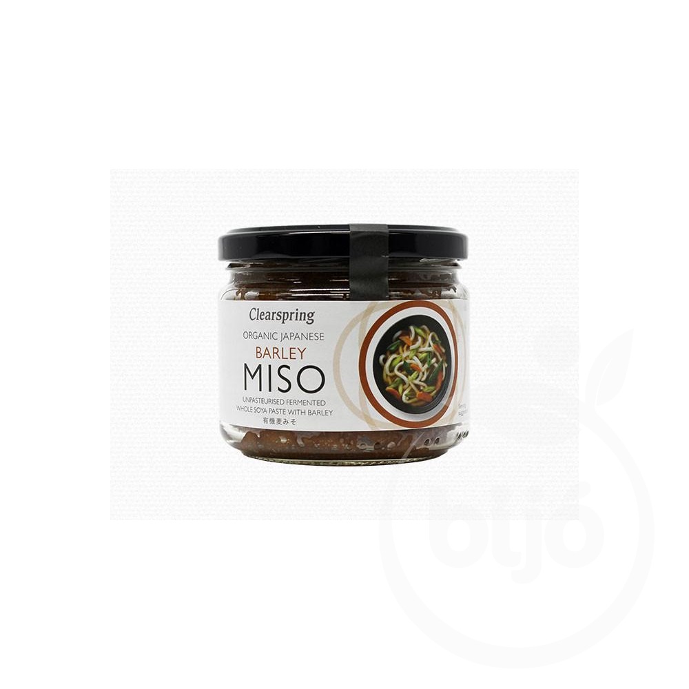Clearspring bio miso árpából üveges 300 g - Webáruház - bijo.hu
