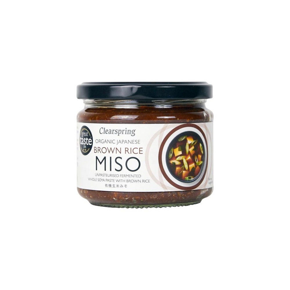 Clearspring bio miso barnarizsből üveges 300 g - Webáruház - bijo.hu