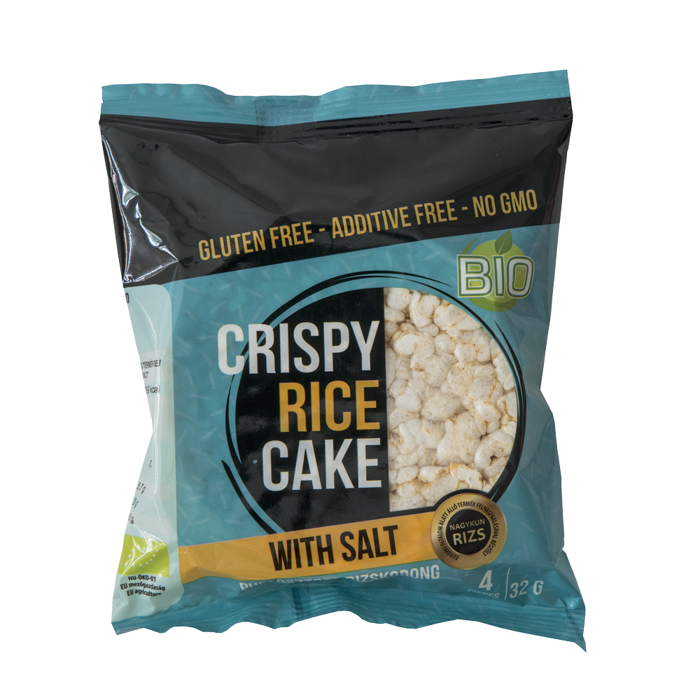 Crispy Rice Cake bio puffasztott rizskorong sós 32 g - Webáruház - bijo.hu
