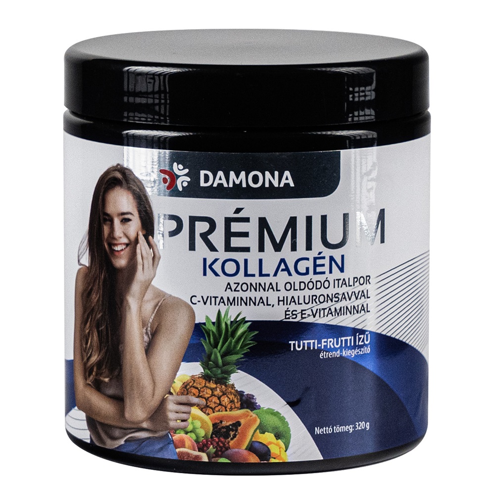 Damona prémium kollagén italpor tutti frutti 320 g - Webáruház - bijo.hu