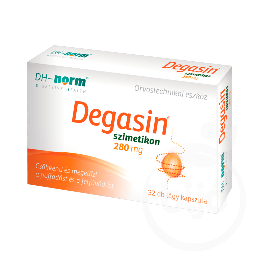 Degasin 280mg kapszula 32 db - Webáruház - bijo.hu