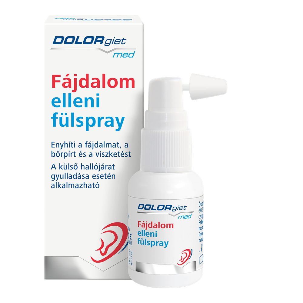 Dolorgiet Med fülspray fájdalom elleni 20 ml - Webáruház - bijo.hu