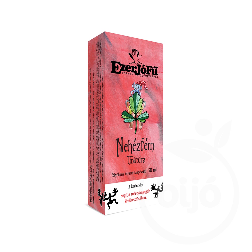 Ezerjófű nehézfém tinktúra 50 ml - Webáruház - bijo.hu