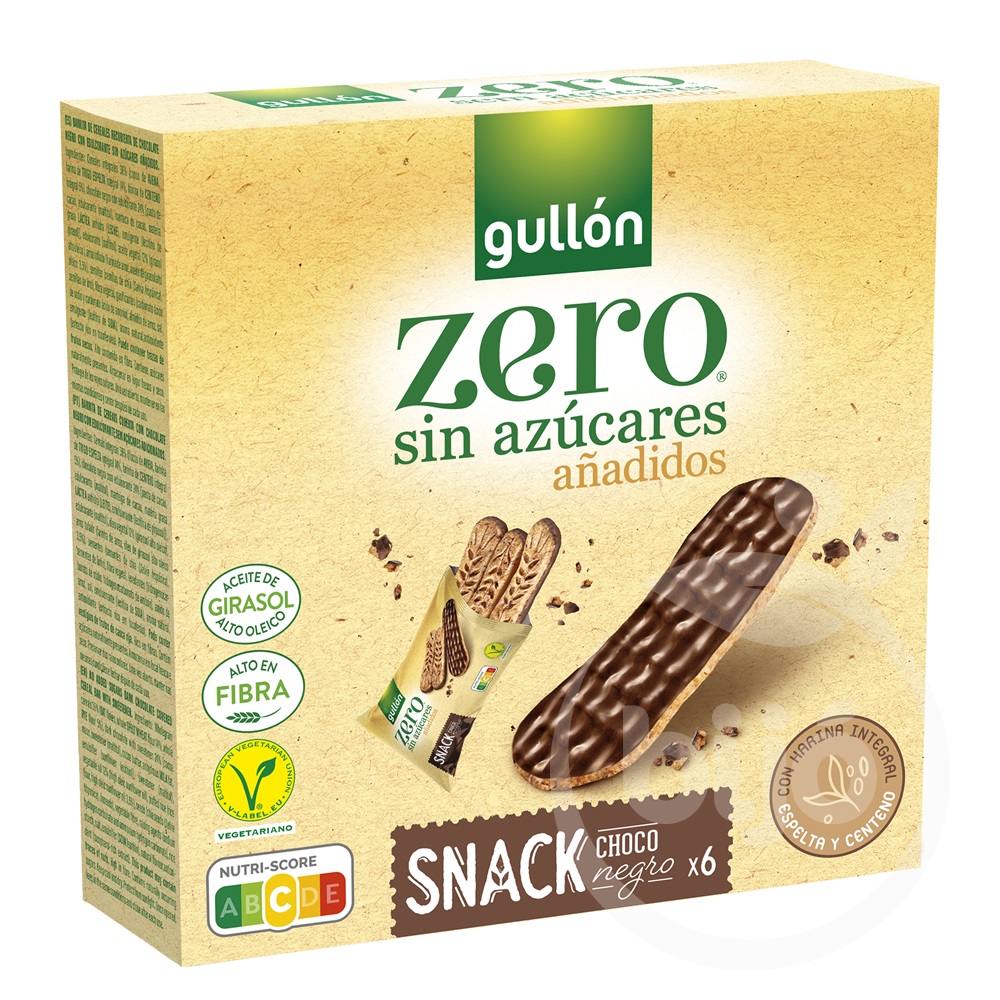 Gullón snack zero étcsokoládés szelet 6x25g 150 g - Webáruház - bijo.hu