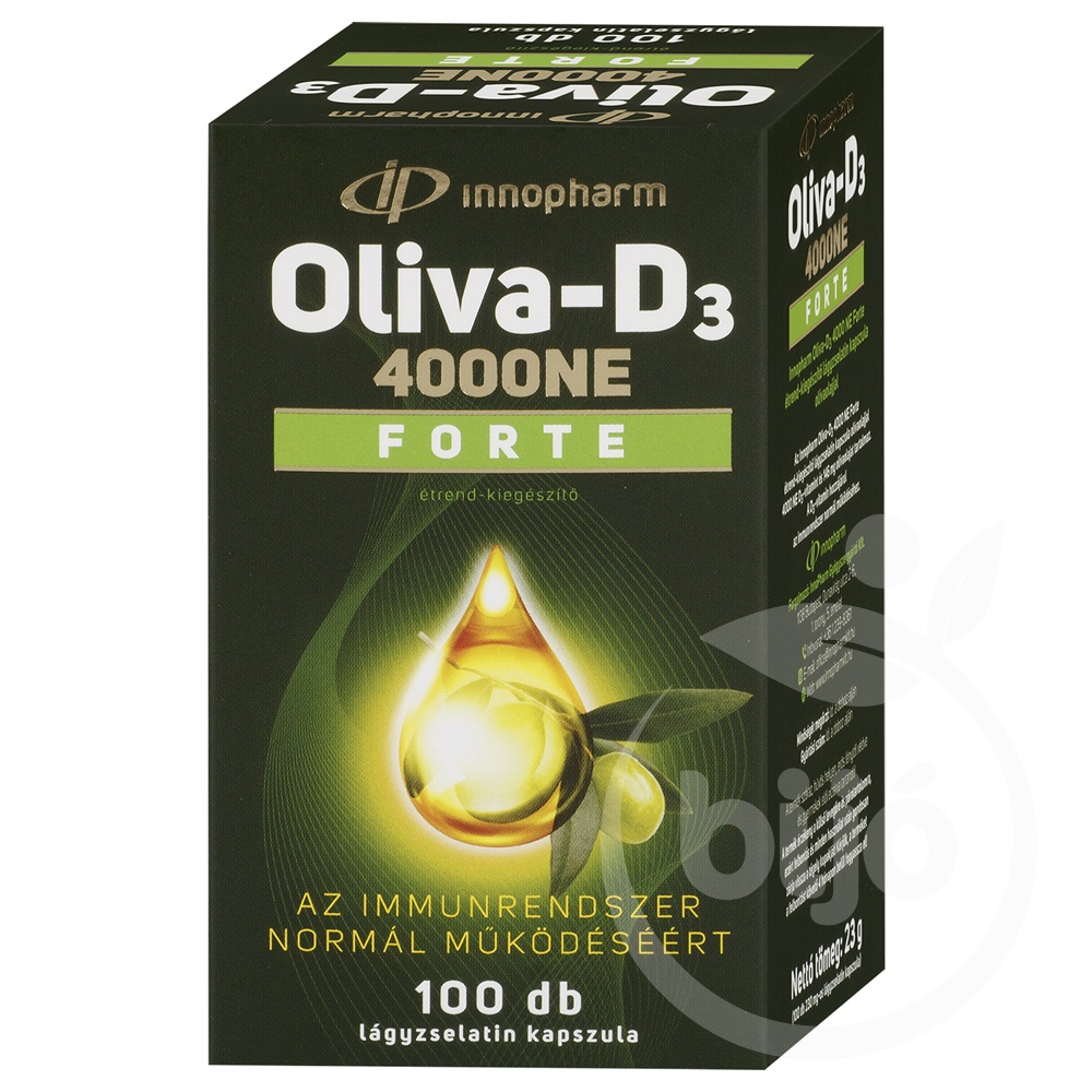 Innopharm oliva-d3 4000ne forte lágyzselatin kapszula 100 db ...