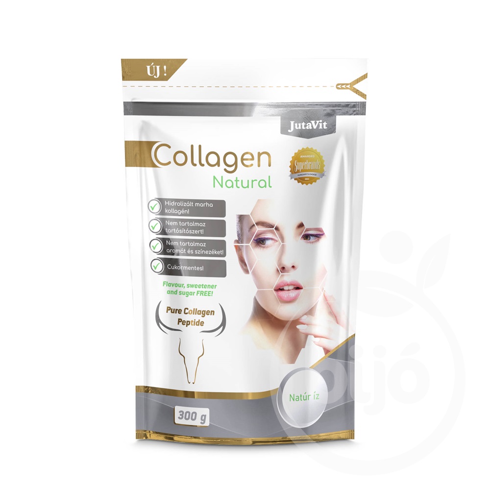 Jutavit collagen natural kollagén por natúr íz 300 g - Webáruház - bijo.hu