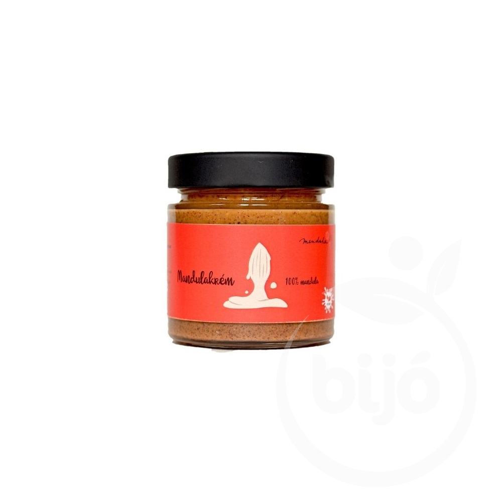 Mendula mandulakrém 100% mandula 180 g - Webáruház - bijo.hu