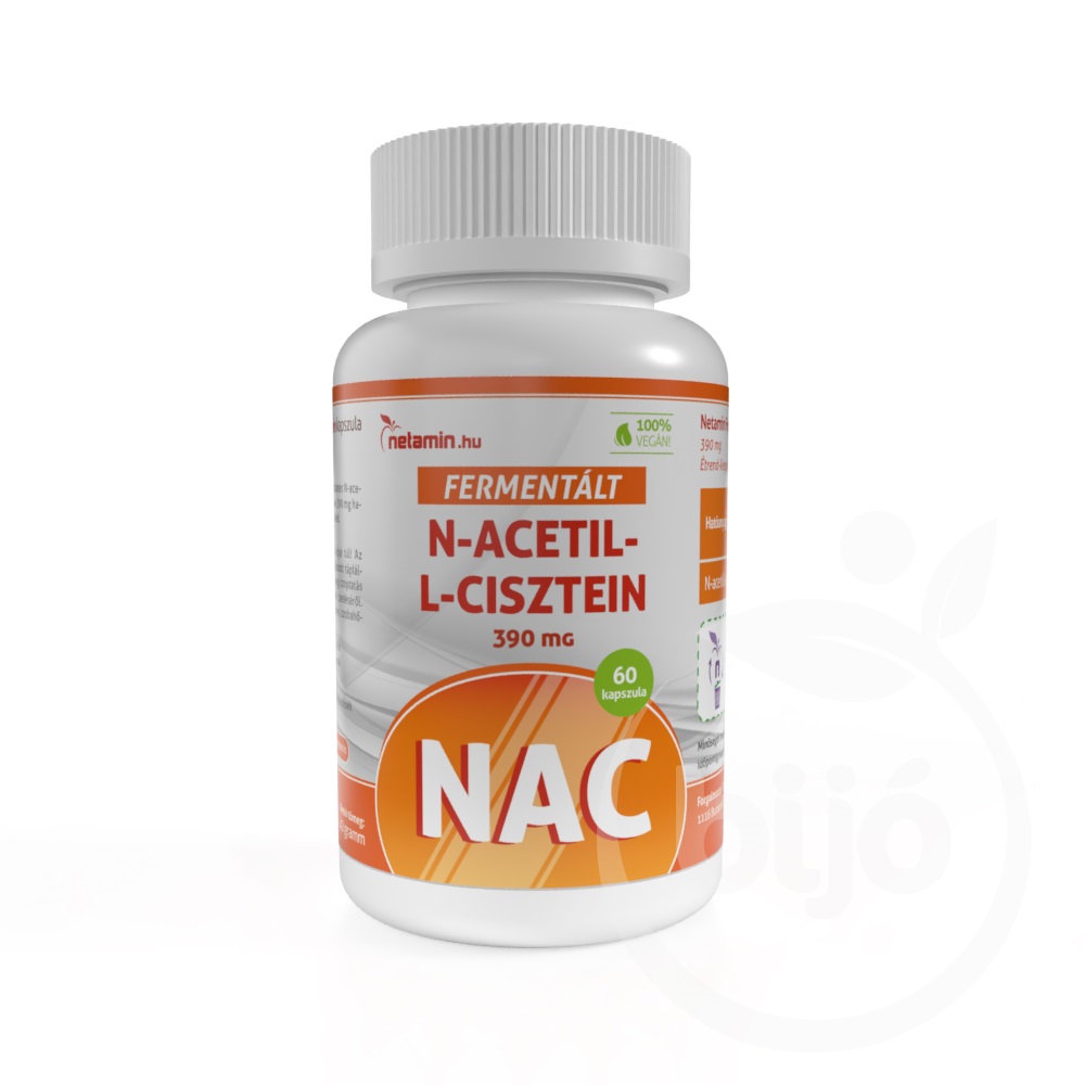 Netamin fermentált n-acetil-l-cisztein kapszula 60 db - Webáruház - bijo.hu