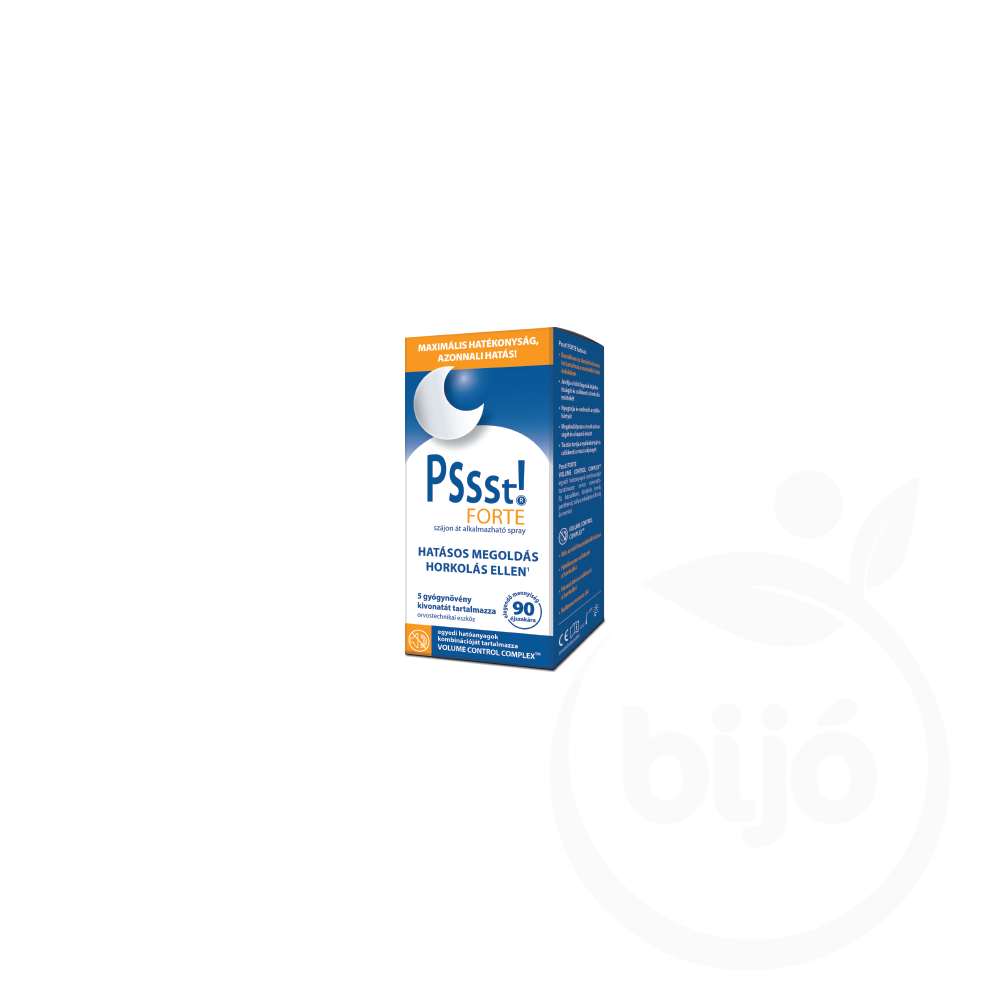 Pssst! forte természetes horkolásgátló termék 25 ml - Webáruház - bijo.hu