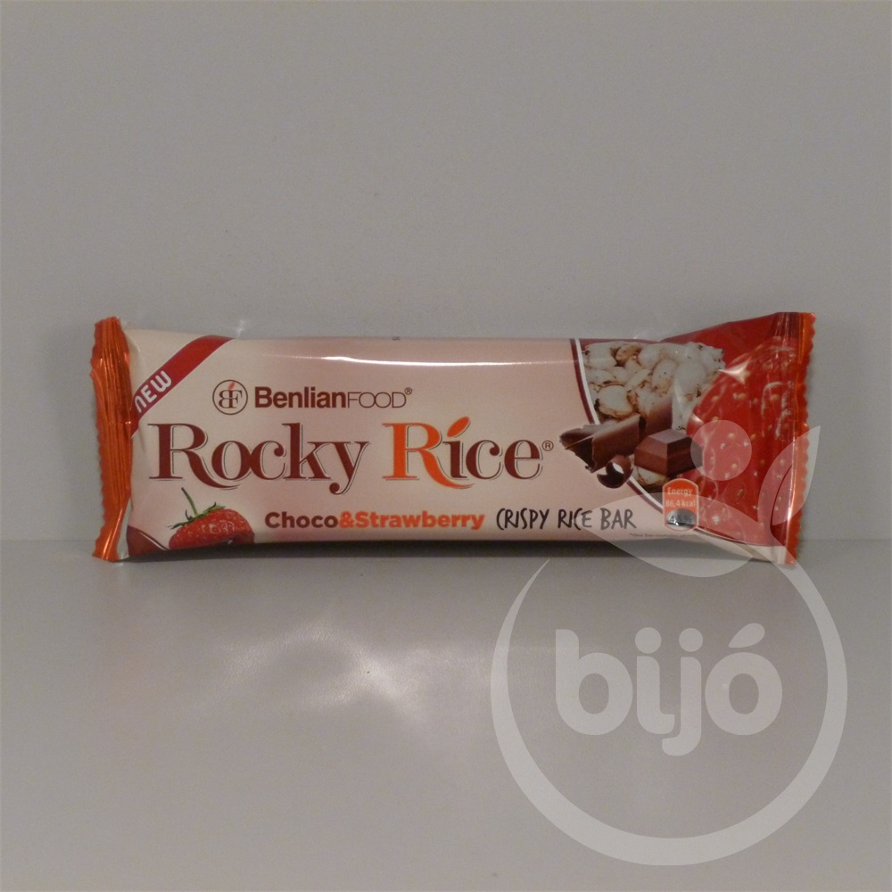 Rocky Rice puffasztott rizsszelet eper 18 g - Webáruház - bijo.hu