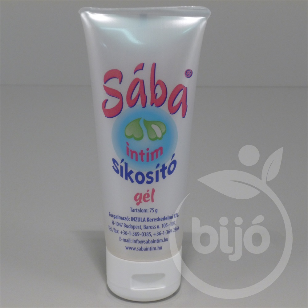 Sába intim síkositó gél 75 g - Webáruház - bijo.hu