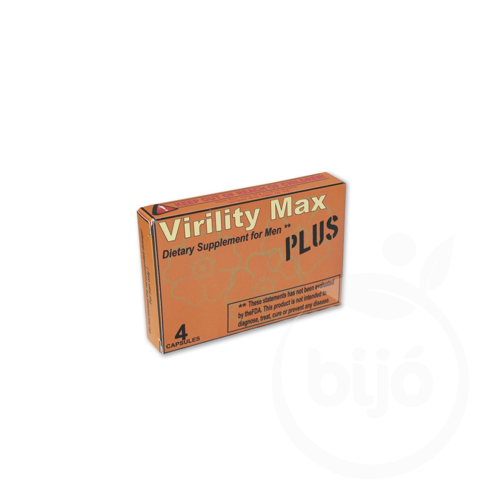 Virility max plus 4 db - Webáruház - bijo.hu