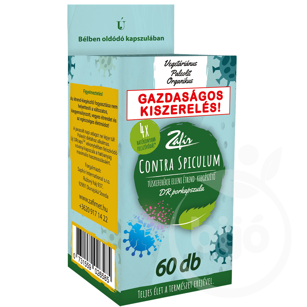 Zafír contra spiculum dr kapszula 60 db - Webáruház - bijo.hu